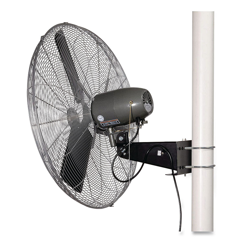 Global Industrial Oscillating Fan, Pole or Column Mount, 30", 6,780 CFM ...