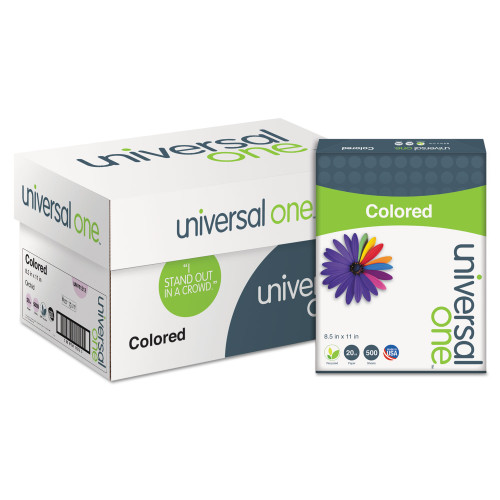 Universal Deluxe Colored Paper, 20lb, 8.5 x 11, Orchid, 500/Ream (11212 ...