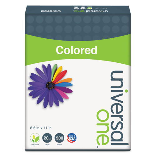 Universal Deluxe Colored Paper, 20lb, 8.5 x 11, Orchid, 500/Ream (11212 ...