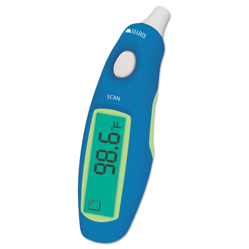 MABIS Deluxe Instant Ear Thermometer Digital Blue 18607000 OfficeCrave