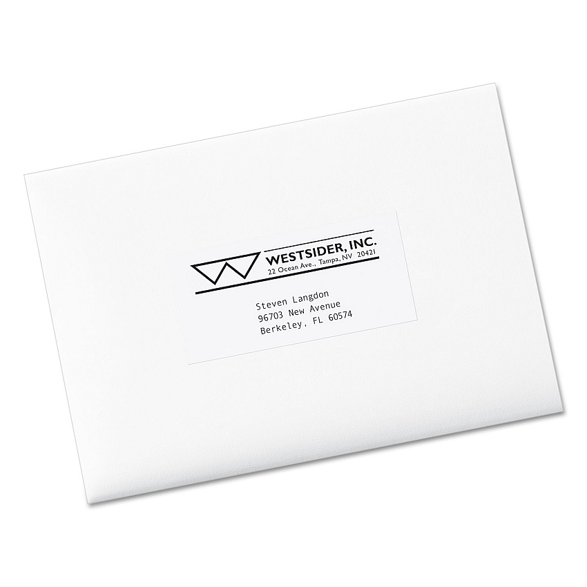 Avery Copier Mailing Labels, Copiers, 2 x 4.25, White, 10/Sheet, 100 ...