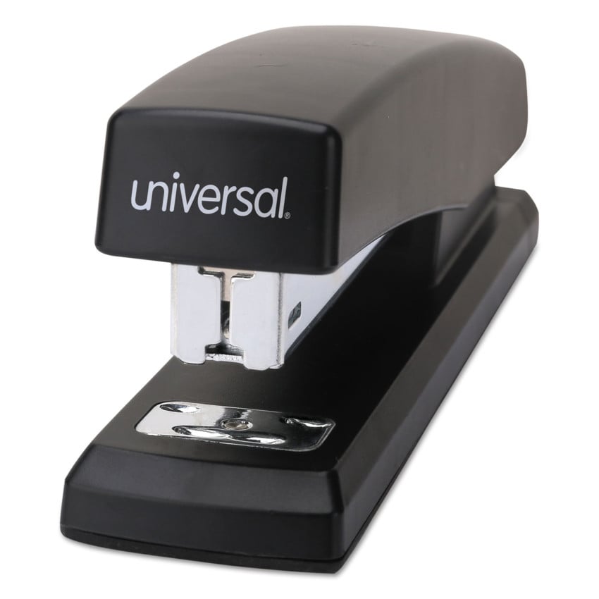 Universal Economy Full-Strip Stapler, 20-Sheet Capacity, Black (UNV43118)