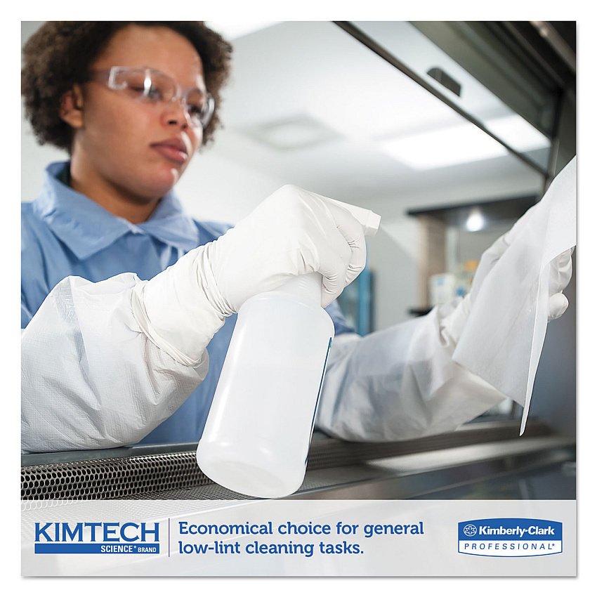 Kimtech Precision Wipers, POP-UP Box, 1-Ply, 11.8 x 11.8, Unscented ...