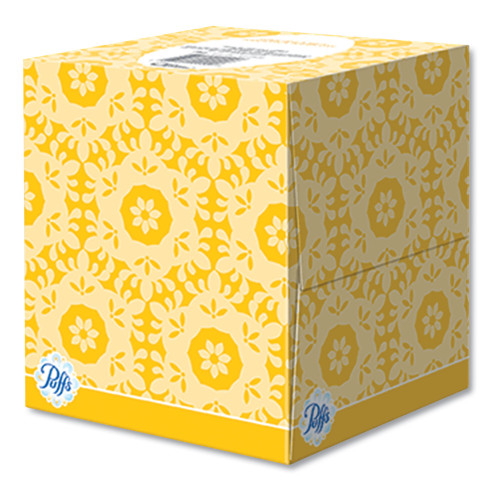 Puffs Facial Tissue, 2-Ply, White, 64 Sheets/Box (84405BX ...