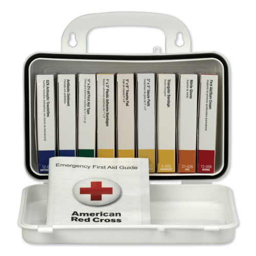 First Aid Only ANSI-Compliant First Aid Kit, 64 Pieces, Plastic Case ...