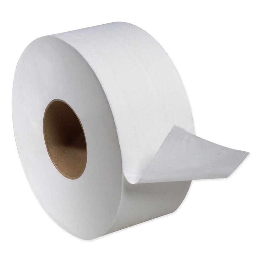 Tork® Jumbo Toilet Paper, 2-Ply, White, 1000-ft., 12 Rolls (TJ0922A)