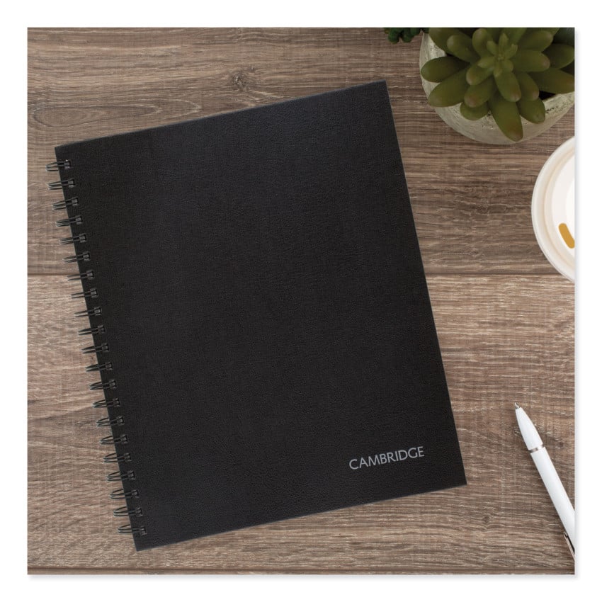 Cambridge Limited Hardbound Notebook with Pocket, 1-Subject, Wide/Legal ...
