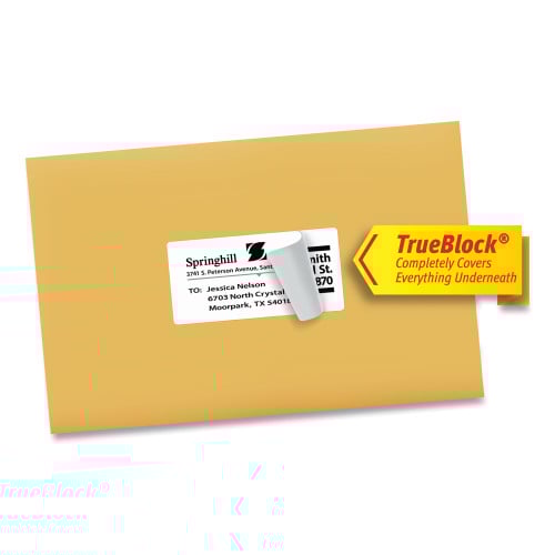 Avery Shipping Labels w/ TrueBlock Technology, Inkjet Printers, 2 x 4 ...