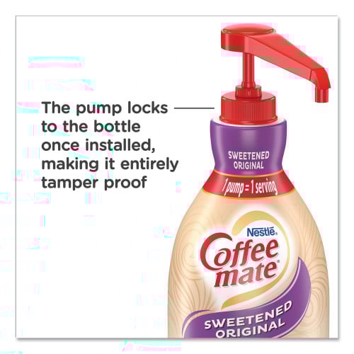 Coffee-mate Liquid Coffee Creamer, Sweetened Original, 1500mL Pump ...