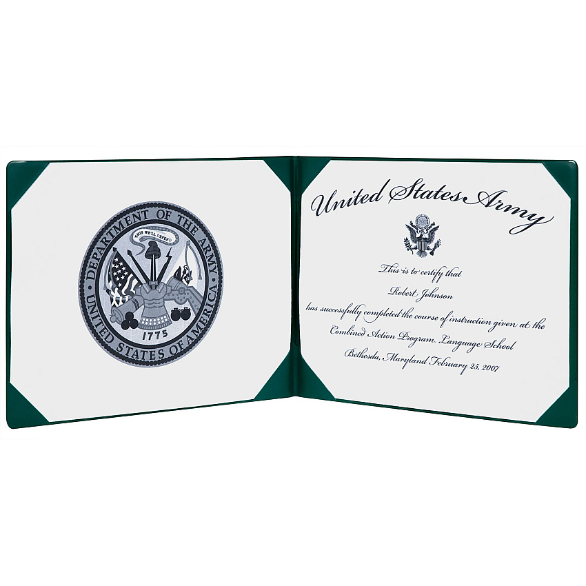 AbilityOne 7510007557077, SKILCRAFT Award Certificate Holder, 8.5 x 11 ...