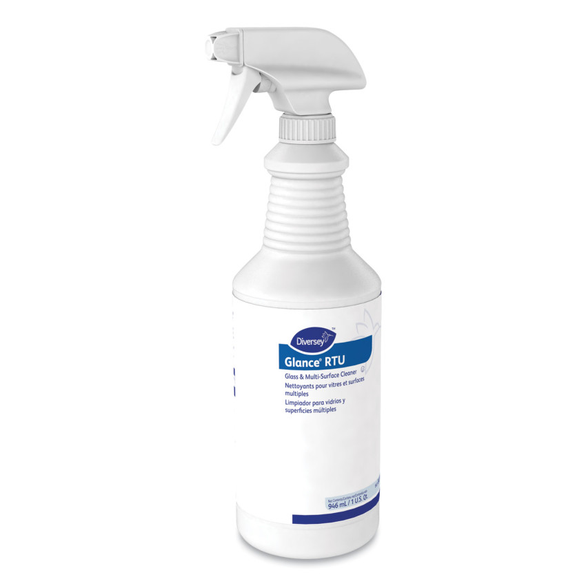 Diversey Glance Glass and Multi-Surface Cleaner, Original, 32 oz Spray ...