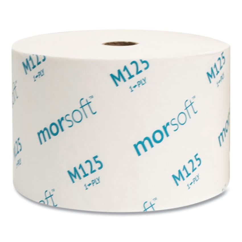 Morcon® Small Core Toilet Paper, 1-Ply, 2500 Sheets, 24 Rolls (M125)