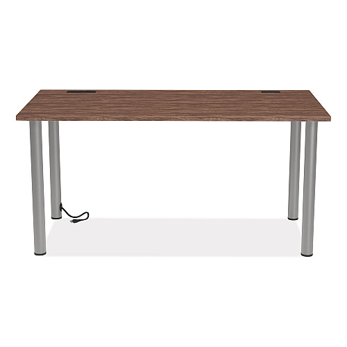 Union & Scale Essentials Writing Table-Desk with Integrated Power ...