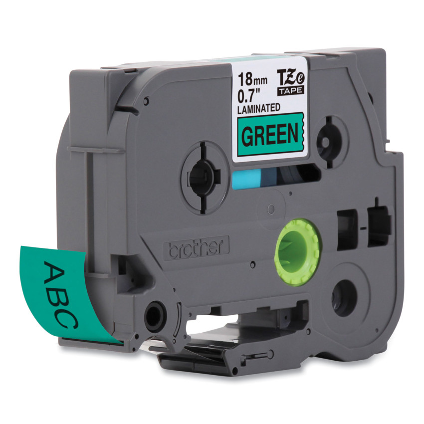 Brother TZe Standard Adhesive Laminated Labeling Tape, 0.7" x 26.2 ft ...