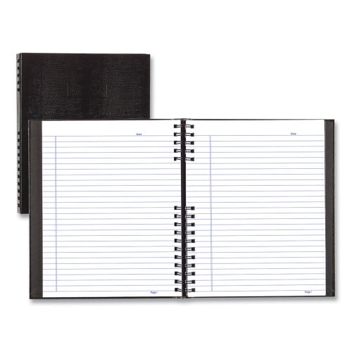 Blueline NotePro Notebook, 1 Subject, Medium/College Rule, Black Cover ...
