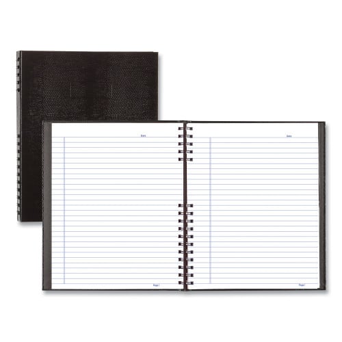 Blueline NotePro Notebook, 1 Subject, Medium/College Rule, Black Cover ...