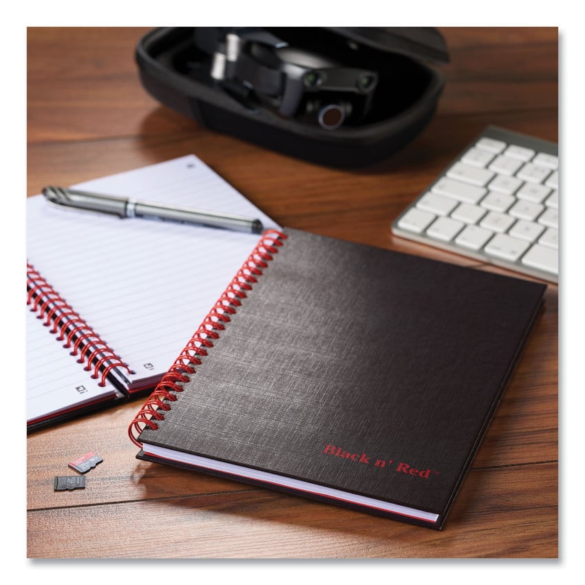 Black n' Red Hardcover Twinwire Notebooks, SCRIBZEE Compatible, 1 ...