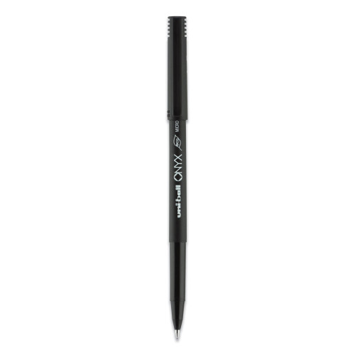 uni-ball ONYX Roller Ball Pen, Stick, Extra-Fine 0.5 mm, Black Ink ...