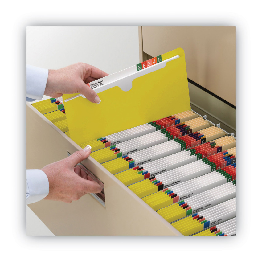 Smead Colored File Jackets with Reinforced Double-Ply Tab, Straight Tab ...