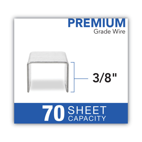 Swingline Optima High-Capacity Staples, 0.38" Leg, 0.5" Crown, Steel ...