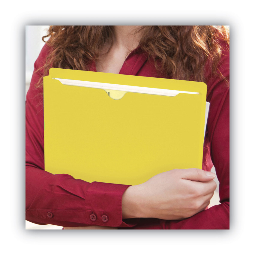 Smead Colored File Jackets with Reinforced Double-Ply Tab, Straight Tab ...