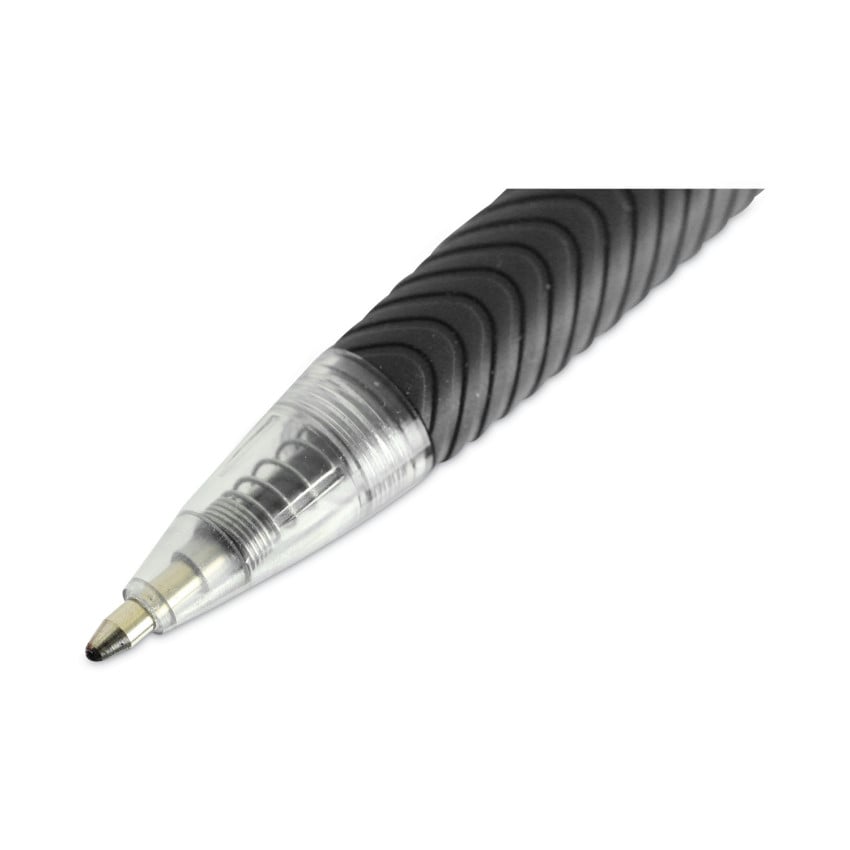 Universal Comfort Grip Ballpoint Pen, Retractable, Medium 1 mm, Black ...
