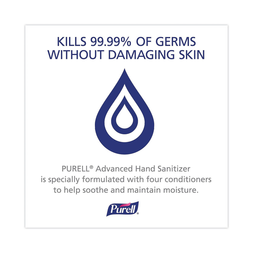 PURELL Advanced Hand Sanitizer Single Use, Gel, 1.2 mL, Packet ...