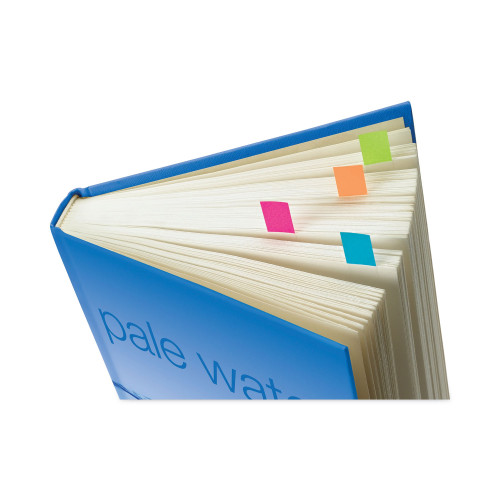 Post-it Page Flags in Portable Dispenser, Assorted Primary, 20 Flags ...