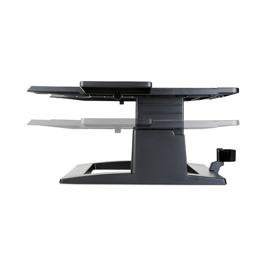 3M Adjustable Notebook Riser, 13" x 13" x 4" to 6", Black, Supports 20 ...