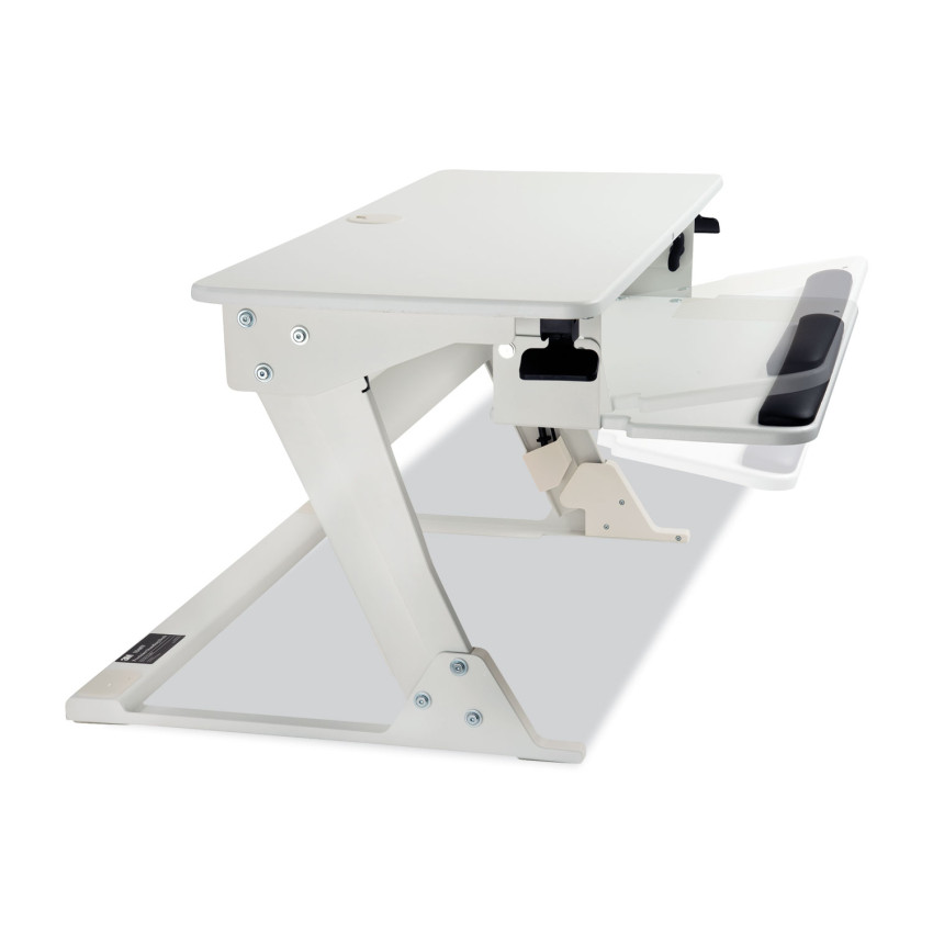 3M Precision Standing Desk, 35.4" x 23.2" x 6.2" to 20", White (SD60W)