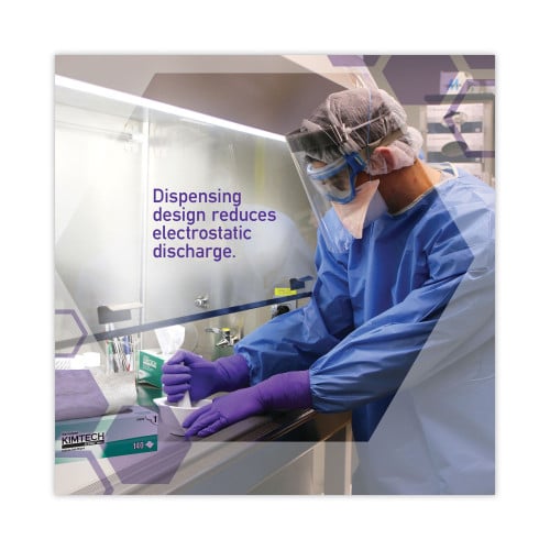 Kimtech Kimwipes Delicate Task Wipers, 1-Ply, 4 2/5 x 8 2/5, 280/Box ...