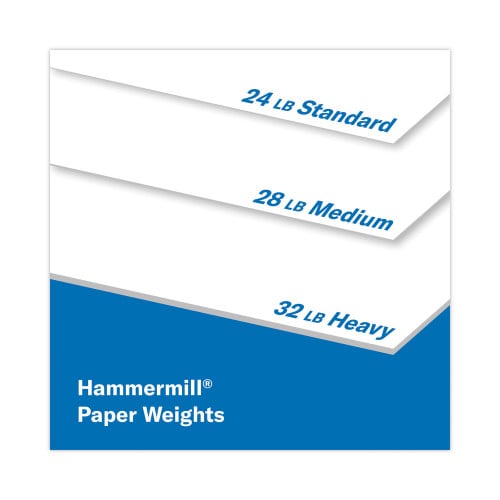 Hammermill Premium Laser Print Paper, 98 Bright, 24lb, 8.5 x 11, White ...