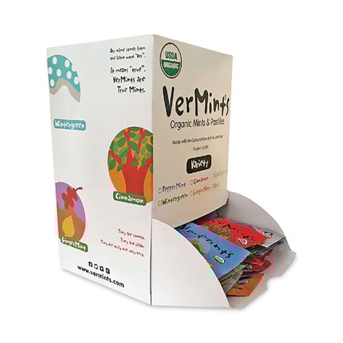 VerMints Organic Mints/Pastilles, Assorted Flavors, 2 Mints/0.7 oz ...