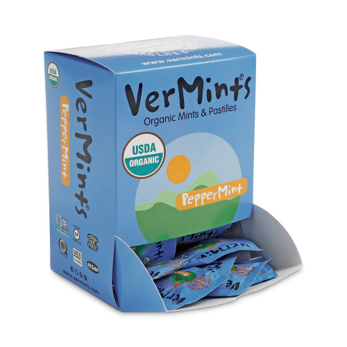 VerMints Organic Mints/Pastilles, Peppermint, 2 Mints/0.7 oz ...