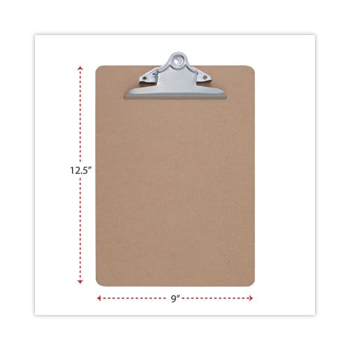 Universal Hardboard Clipboard, 1.25" Clip Capacity, Holds 8.5 x 11 ...