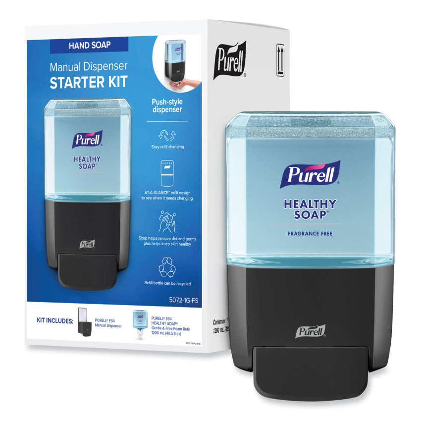 PURELL HEALTHY SOAP Gentle and Free Foam ES4 Starter Kit, 1,200 mL ...