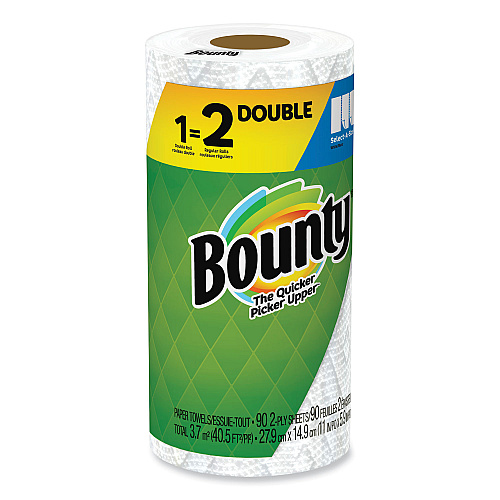 Bounty Select-a-Size Kitchen Roll Paper Towels, 2-Ply, 5.9 x 11, White ...