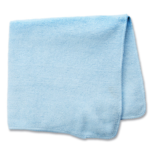 Rubbermaid Commercial Microfiber Cleaning Cloths, 12 x 12, Blue, 24 ...