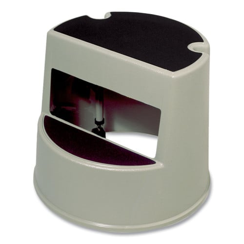 Rubbermaid Commercial Rolling Step Stool, Curved Design, 2-Step ...