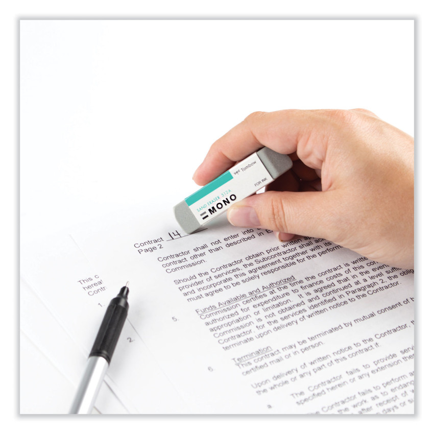 Tombow Sand Eraser, For Pencil/Ink Marks, Rectangular Block, Small ...