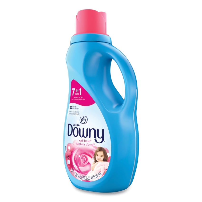 Downy Liquid Fabric Softener, April Fresh, 44 oz Bottle, 6/Carton (10033)