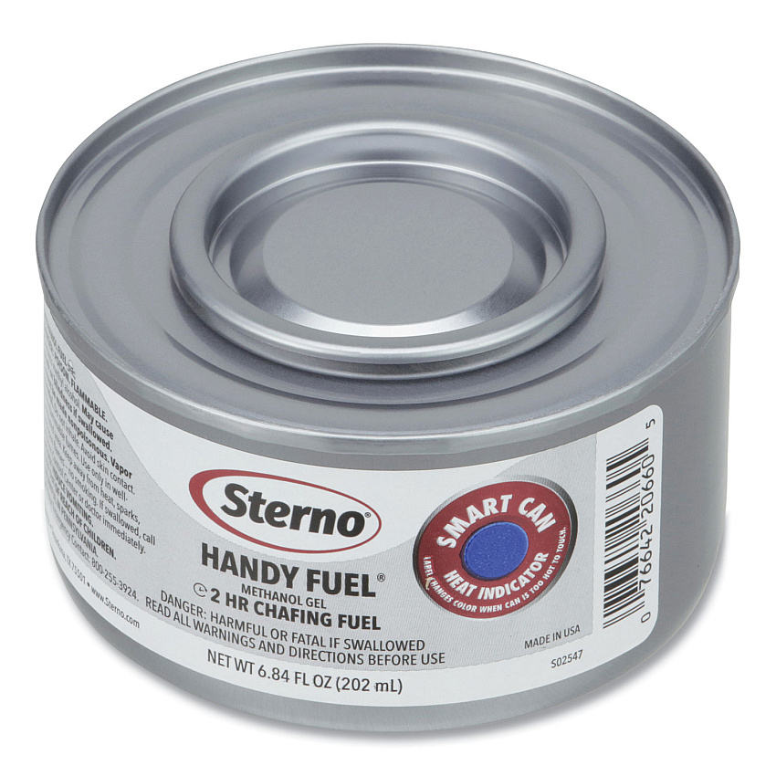 Sterno Handy Fuel Methanol Gel Chafing Fuel, 2 Hour Burn, 6.7 oz, 72 ...