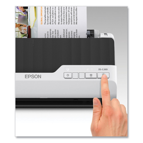 Epson DS-C330 Color Compact Desktop Document Scanner, 660 dpi Optical ...