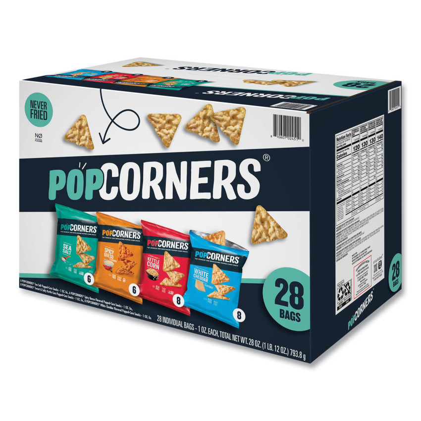 PopCorners Popped Corn Chips Snacks Variety Pack, Assorted Flavors, 1 ...