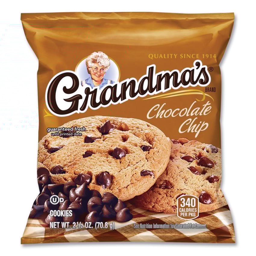 Grandma's Cookies Variety Tray, Assorted Flavors, (6) 3.25 oz, (26) 2.5 ...