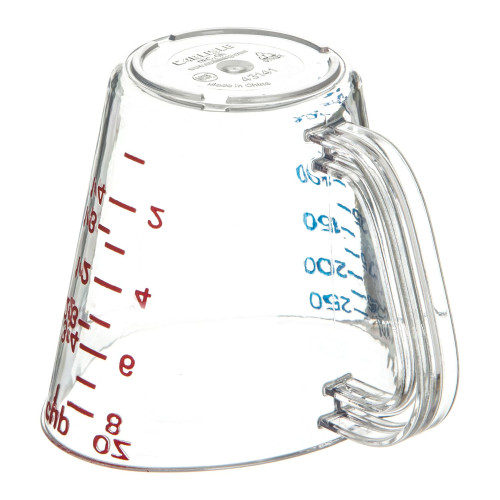 Carlisle Commercial Measuring Cup, 1 cup, Clear (4314107) | OfficeCrave.com
