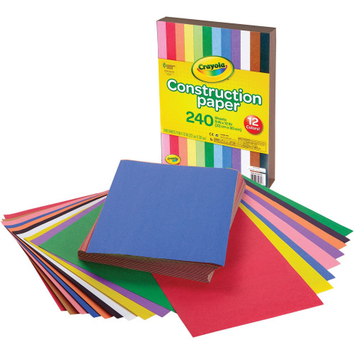 Crayola construction paper store