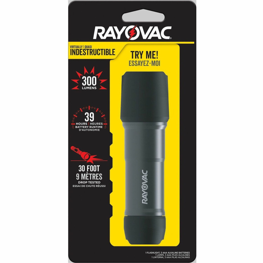 Rayovac Workhorse Pro Flashlight LED - 250 lm Lumen - Battery ...