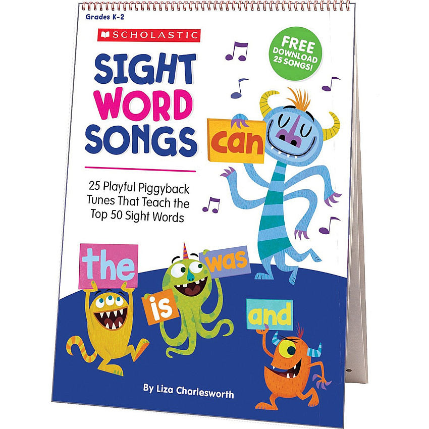 Scholastic Sight Word Songs Flip Chart & CD Theme/Subject: Fun - Skill ...