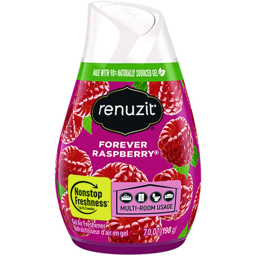 Renuzit Adjustables Air Freshener, Forever Raspberry, 7 oz Solid, 12 ...